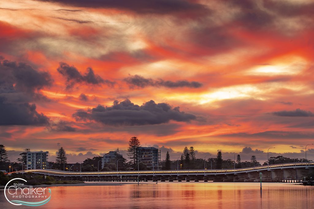 Shane Chalker Photography | Sunset At The Bridge – Forster Tuncurry